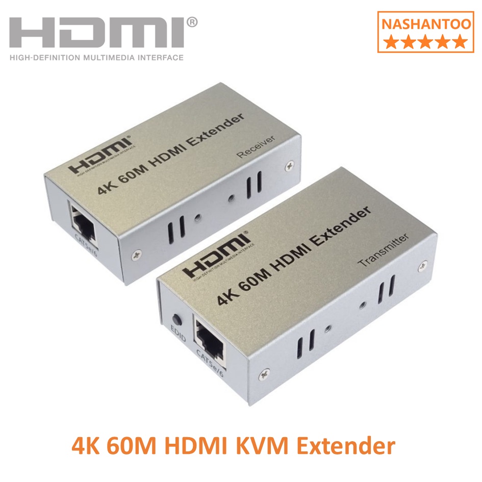 4K 60M/120M/200M HDMI KVM Extender By RJ45 Ethernet Cat5e Cat6 Cable ...