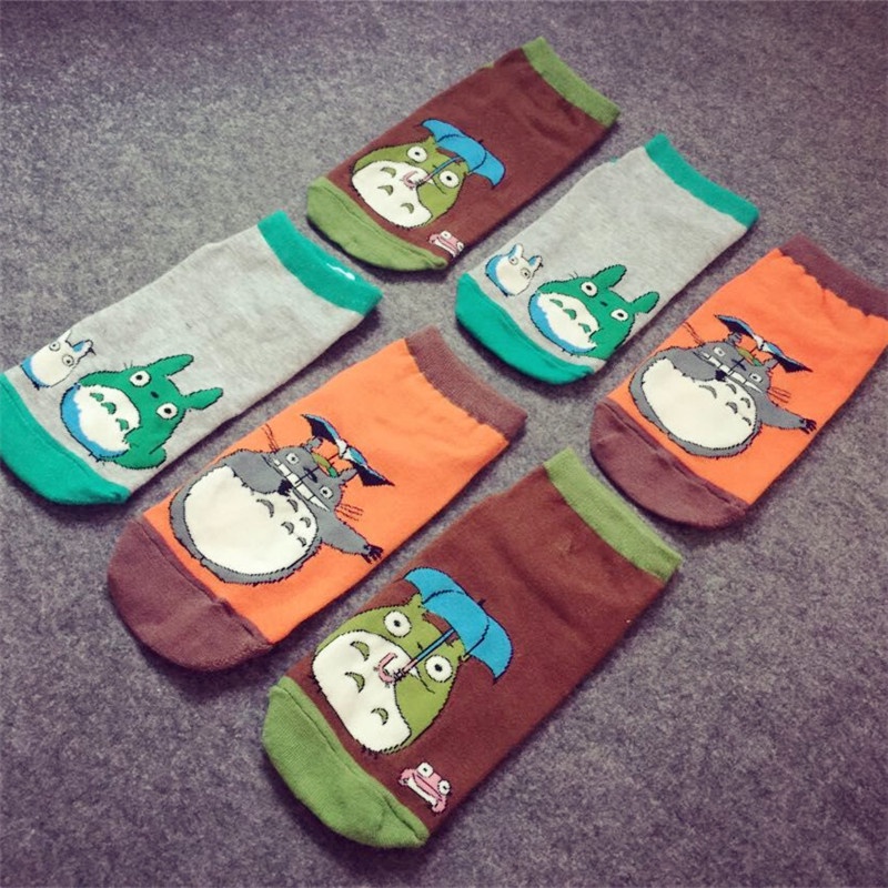 Anime My Neighbor Totoro Short Socks Cartoon Totoro Printing Socks For ...