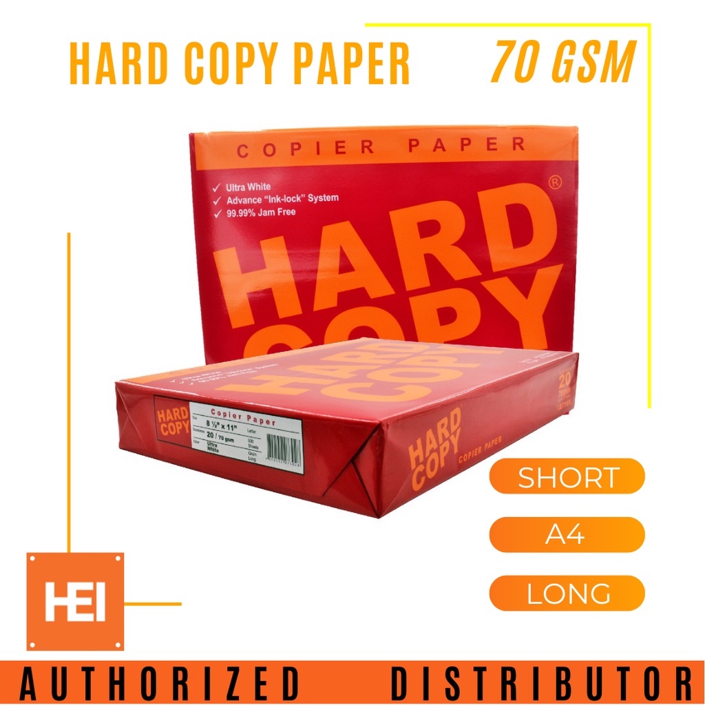 Hard Copy Bond Paper 70GSM ( Short, A4, Long ) | Shopee Philippines