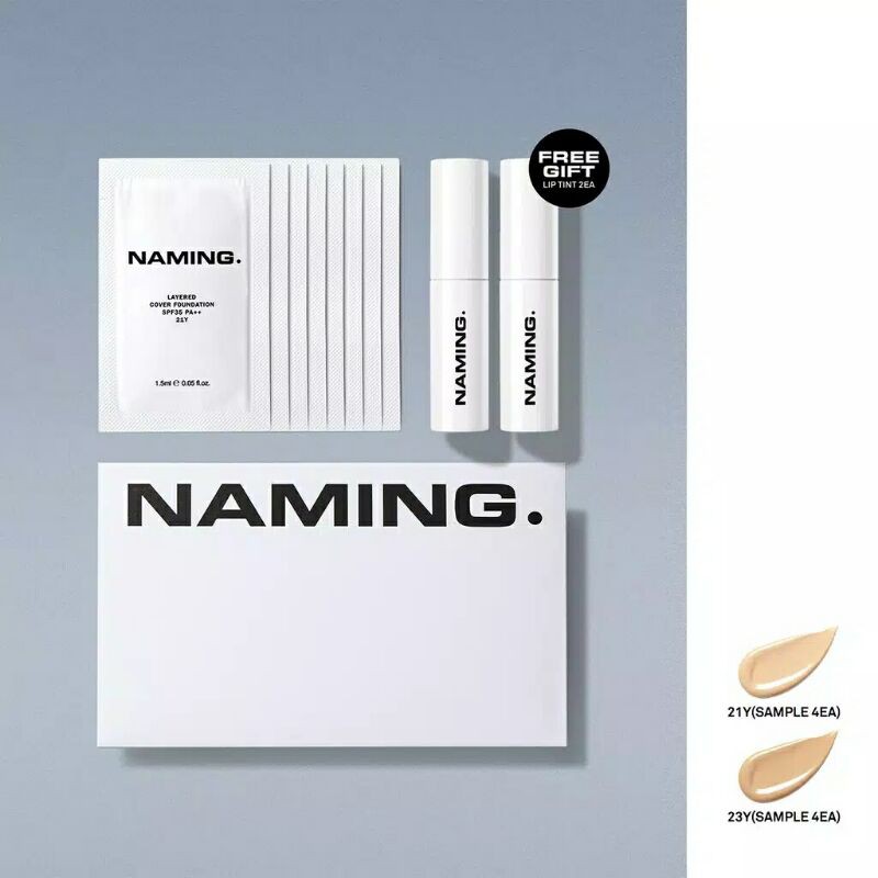 Naming Layered Cover Foundation SPF35 PA++ Trial Kit | Shopee Philippines