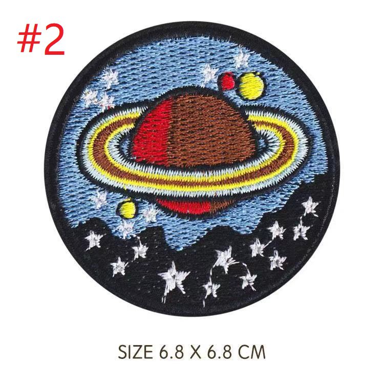computer embroidery badge patch DIY handmade embroidered cloth patch ...