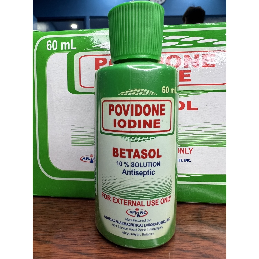 Povidone Iodine 10% Solution BETASOL Antiseptic (15ml, 30ml, 60ml ...