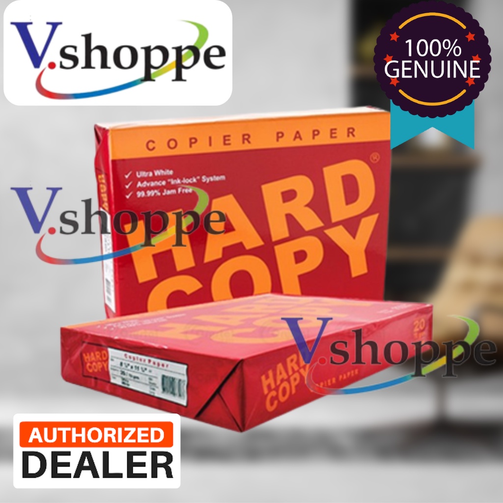 HardCopy Short / A4 / Long Bondpaper Printing Paper 500 Sheets (1 Ream ...
