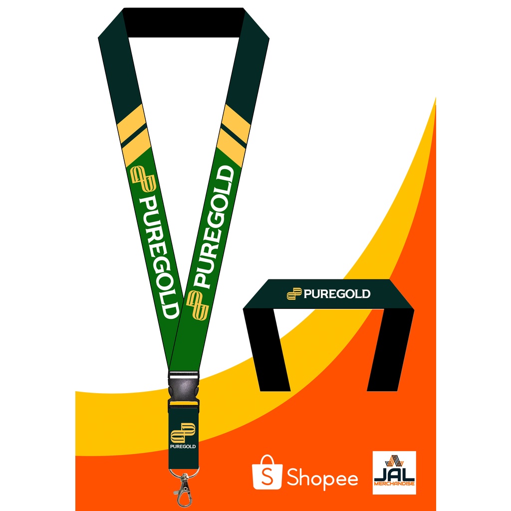 PUREGOLD ID lace design / ID lanyard / ID sling | Shopee Philippines