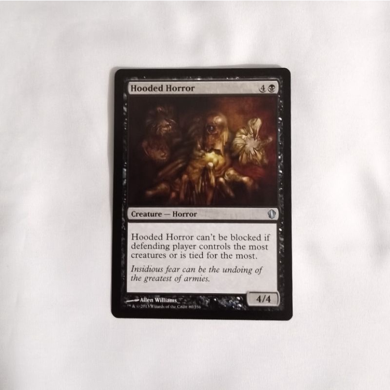 MTG Card HOODED HORROR Magic the Gathering Trading Card Game Black ...
