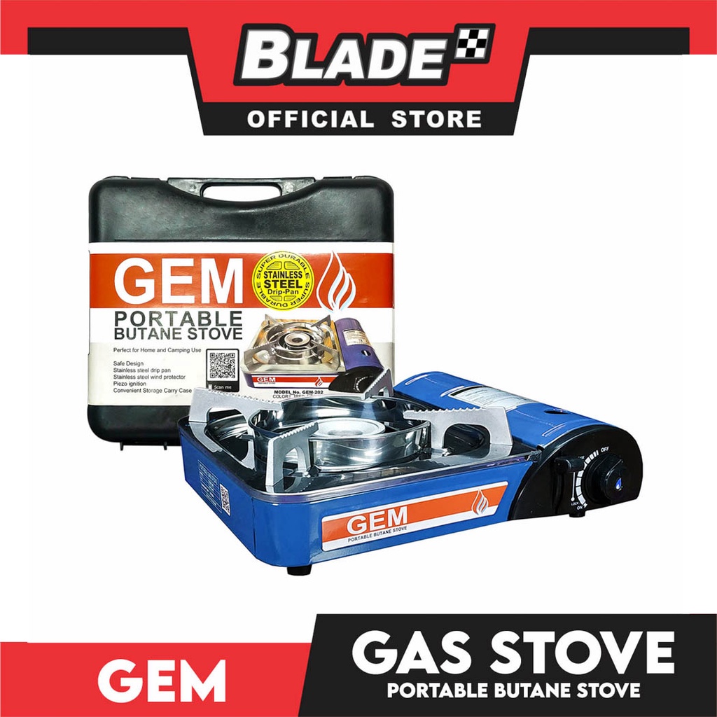 GEM Portable Butane Stove GEM-202 Perfect for Samgyup, Hiking, Picnic ...