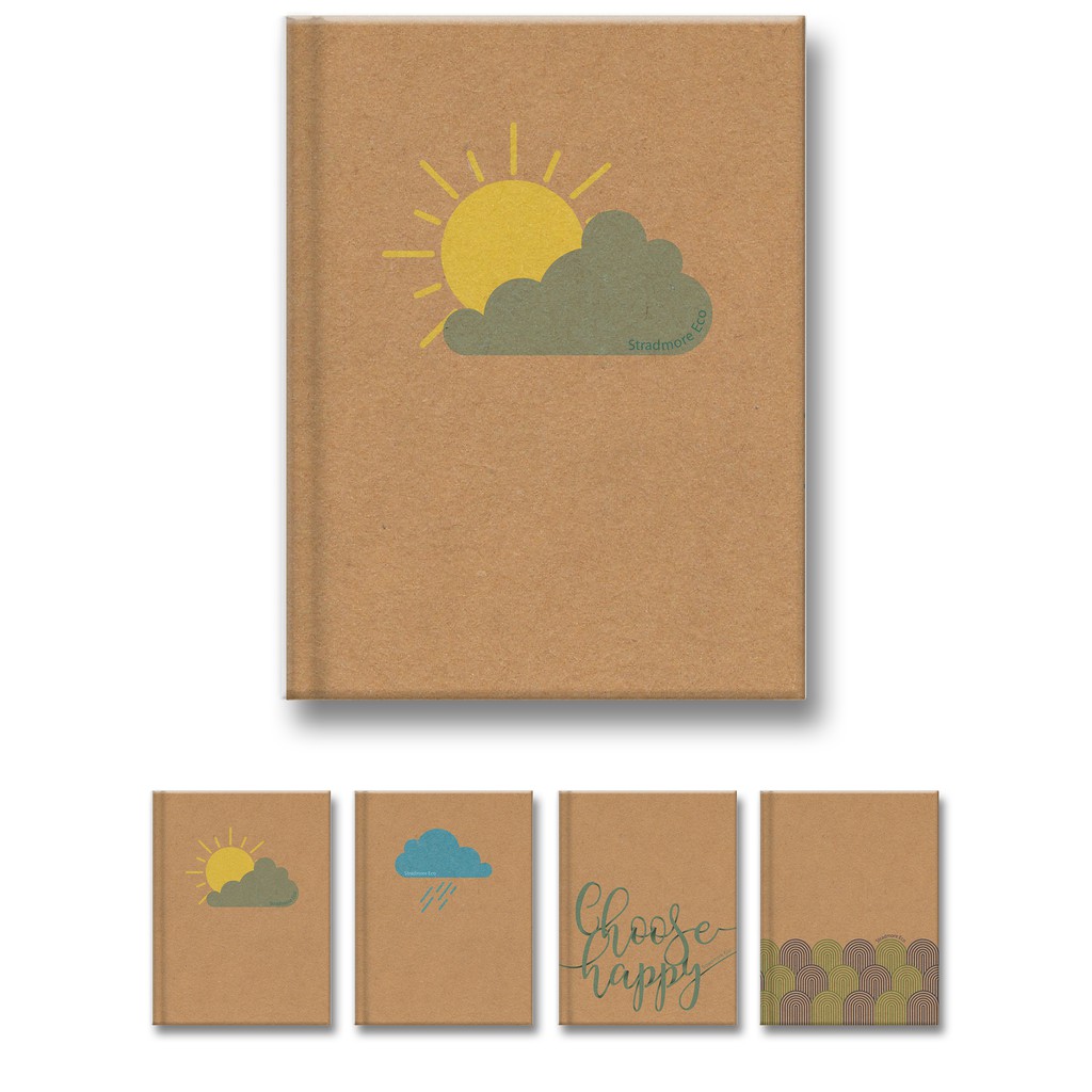 Stradmore Eco Hardcover Notebook Small S19 15 x 20.5 cm (Assorted Only ...