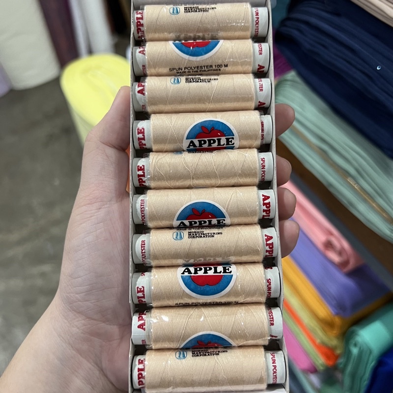 100M Sewing Thread (Per Spool) Whites Grays Browns Yellows | Shopee ...