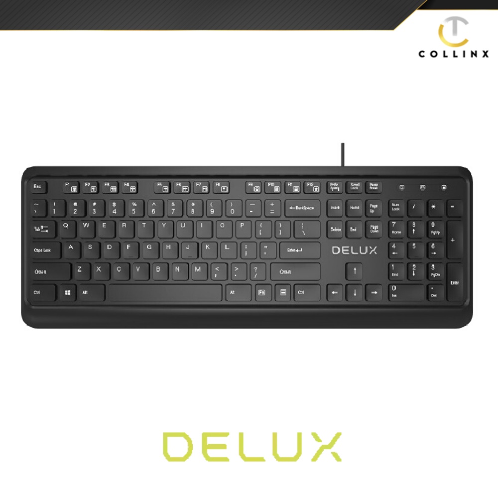DELUX OFFICE MEMBRANE KEYBOARD | Shopee Philippines