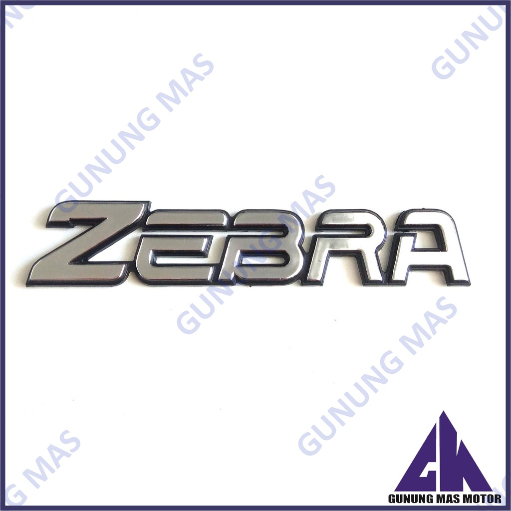 Zebra Logo Emblem for Daihatsu S89 with Chrome Letters | Shopee Philippines
