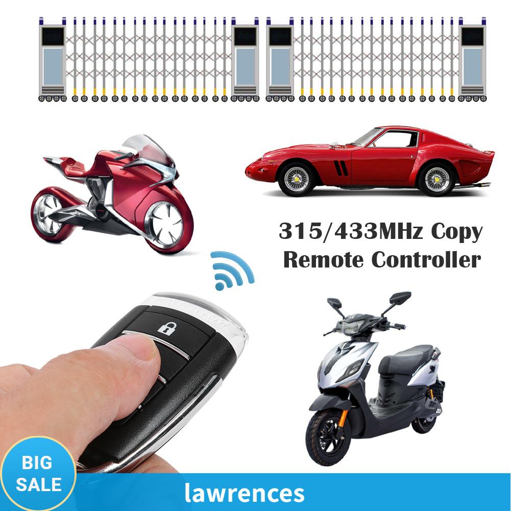 315/433MHz 4 Keys Copy Remote Control Motorcycle Garage Wireless ...
