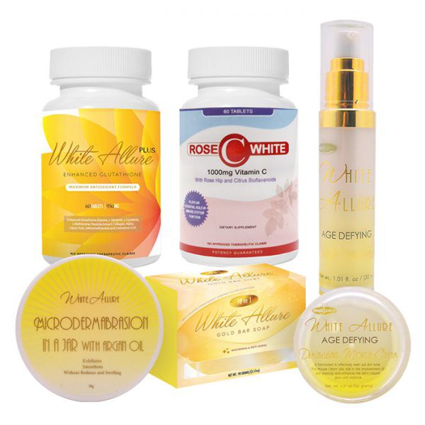 White Allure Glutathione Super Combo (with Rose-C White Vitamin C ...