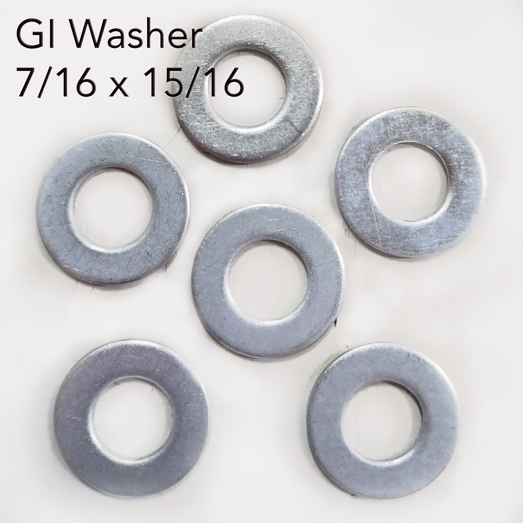 GI Washer 7/16 x 15/16 (5kgs) | Shopee Philippines