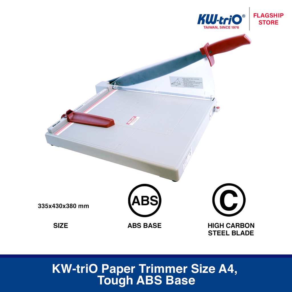 Kw-Trio Paper Trimmer Size A4 Tough ABS Base (15243921) | Shopee ...