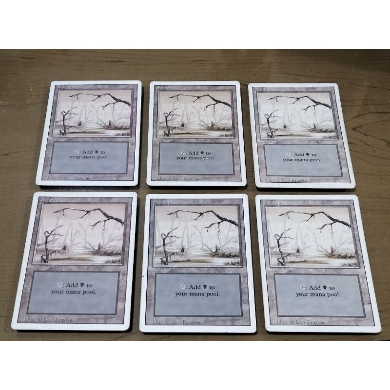 Magic: The Gathering(MTG) Swamp Revised Editon | Shopee Philippines