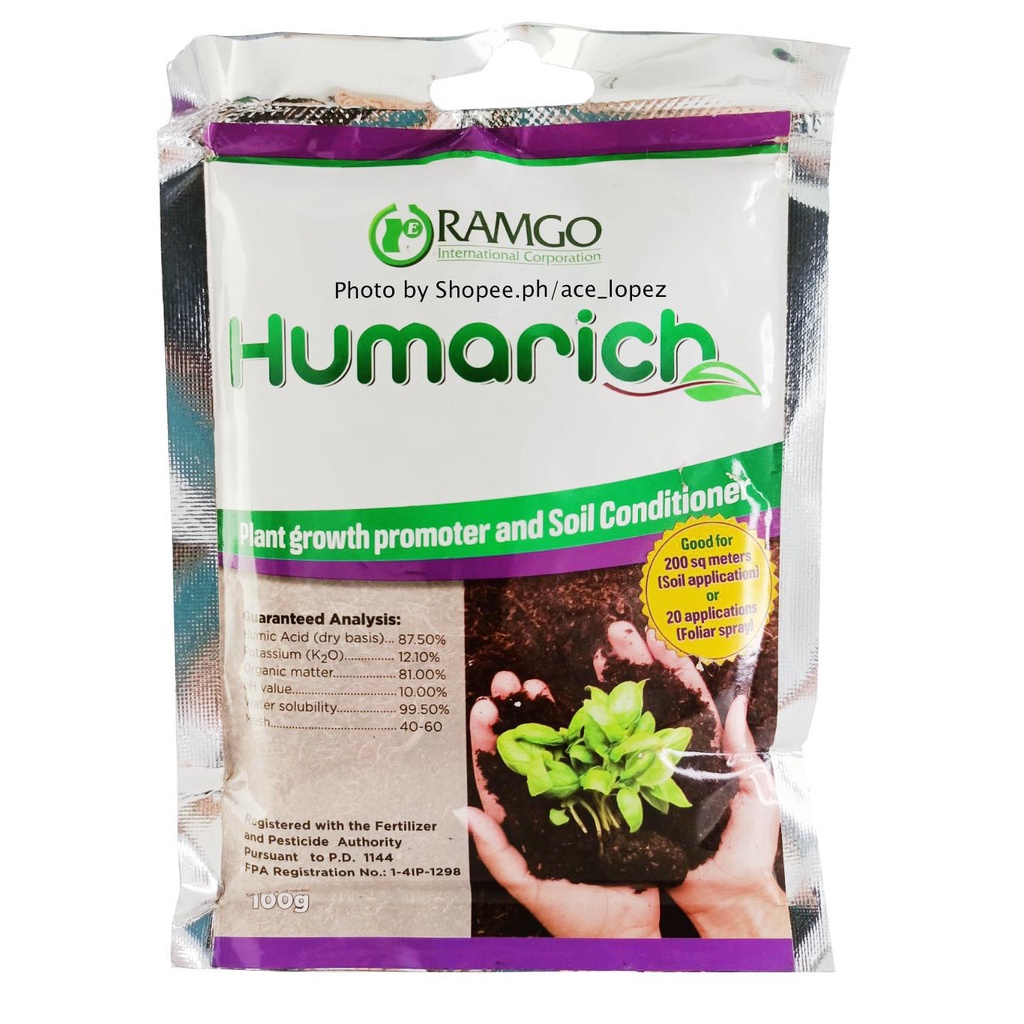 Ramgo Humarich Plant Growth Promoter and Soil Conditioner 100g _ALS2127 ...