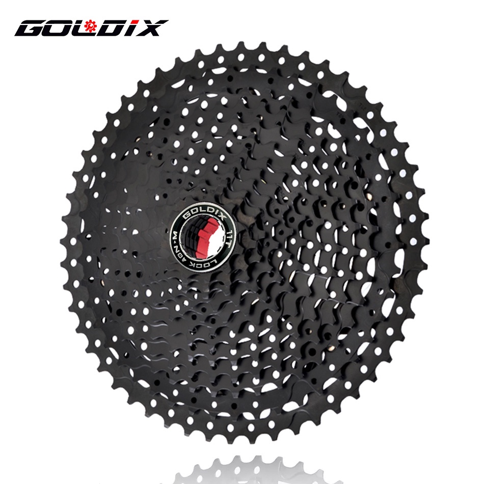 GOLDIX Black Cogs MTB Cassette 8 9 10 11 12 Speed 11-40/42/46/50/50T ...