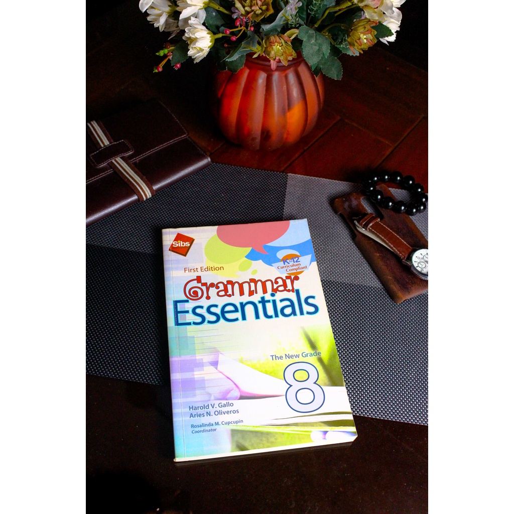 GRADE 8 GRAMMAR ESSENTIALS FIRST EDITION SIBS PUBLISHING KTO12 TEXTBOOK ...