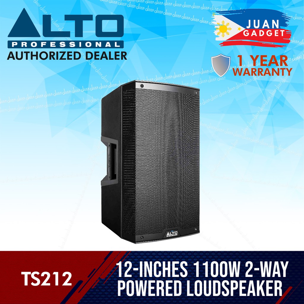 Alto Professional TS212 | 12" 2-Way Powered Loudspeaker with Integrated ...