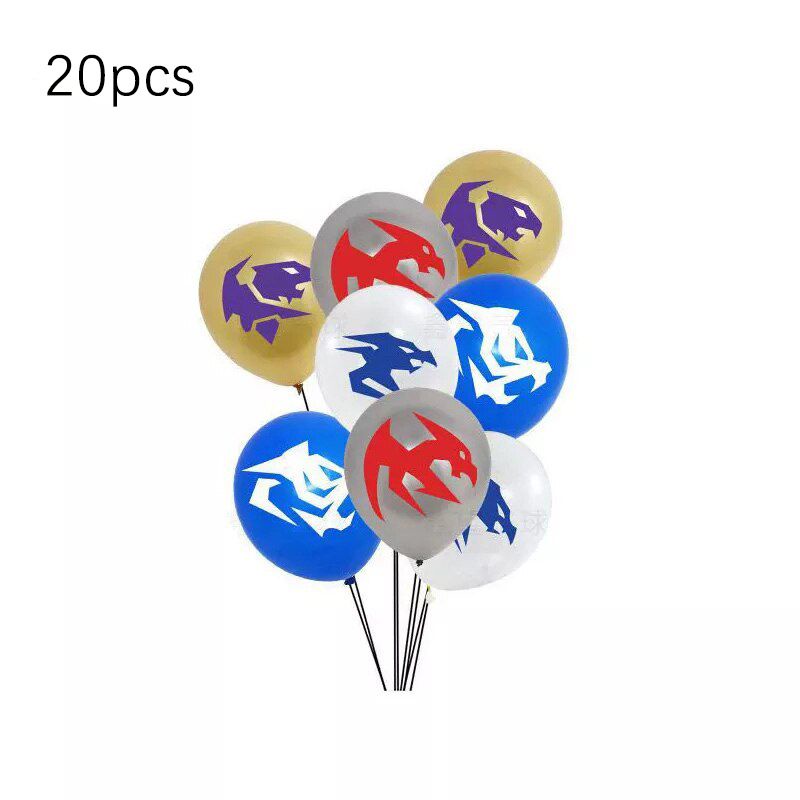 Happy Birthday Balloons Beyblade Burst Theme Party Set Decorations Boys ...