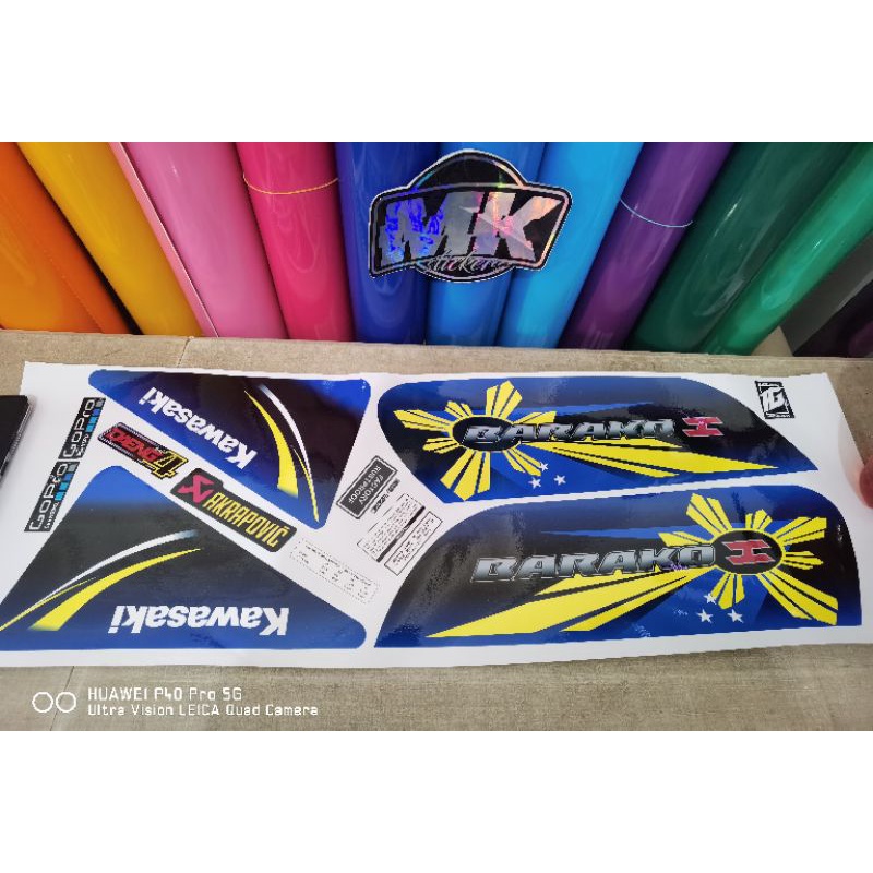 Kawasaki Barako 2 Decals | Shopee Philippines