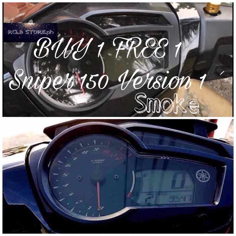 BUY 1 FREE 1 Sniper 150 version 1 Panel gauge protector | Shopee ...