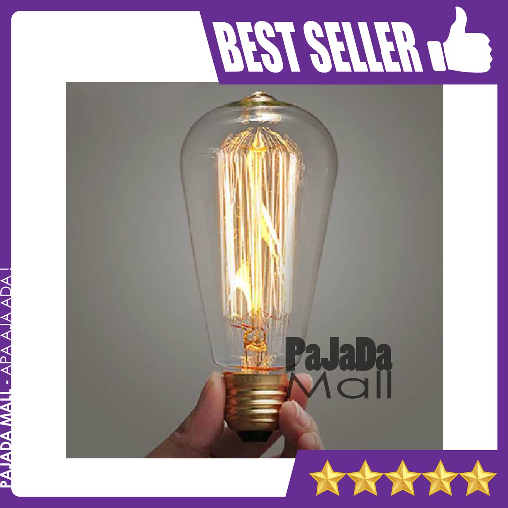 Incandescent Lamp Edison Bulb Model Edison Bulb Cafe Warm White ...
