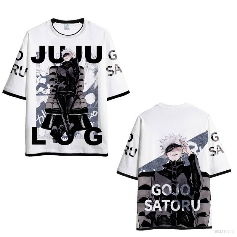 Jason Anime Jujutsu Kaisen Tshirt Short Sleeve Tops Casual Unisex Tee ...