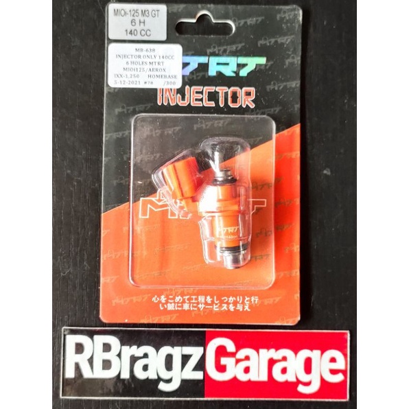MTRT Injector 6 Holes 140cc - Aerox / Mio 125 / GT /M3 | Shopee Philippines
