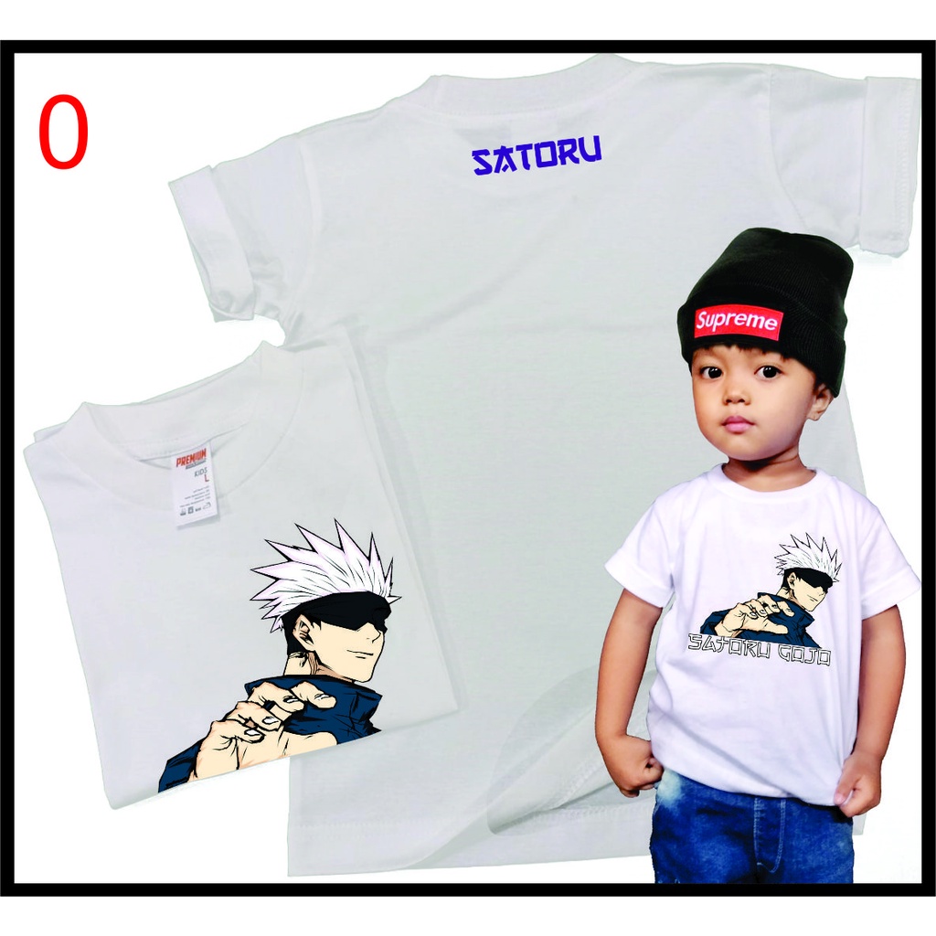 Gojo satoru Kids Shirts / jujutsu kaisen anime Shirts | Shopee Philippines