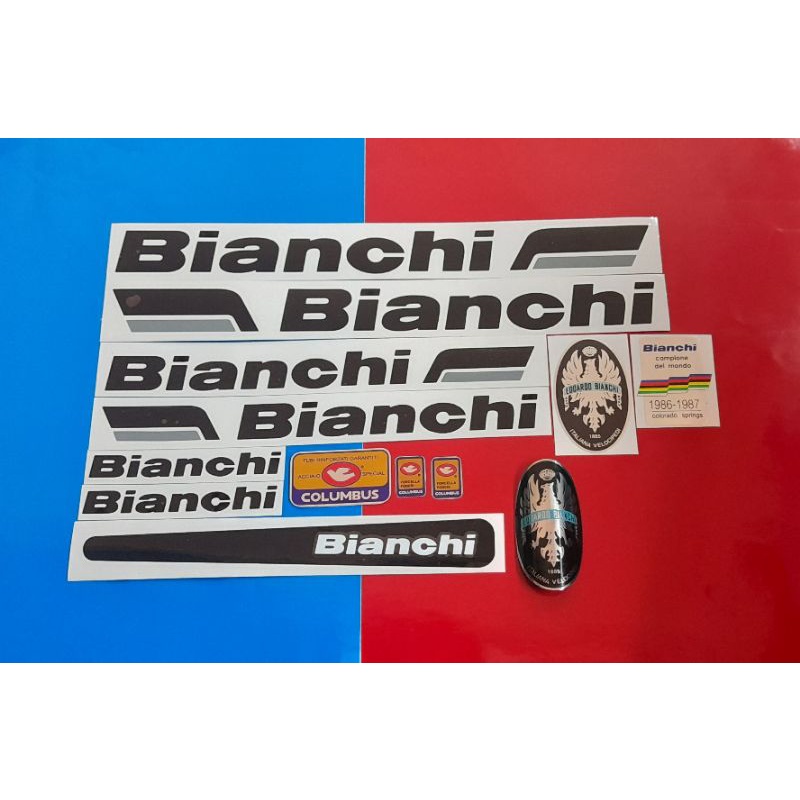 Custom Bianci Bicycle Emblem+Bianci Flag Bike Sticker | Shopee Philippines