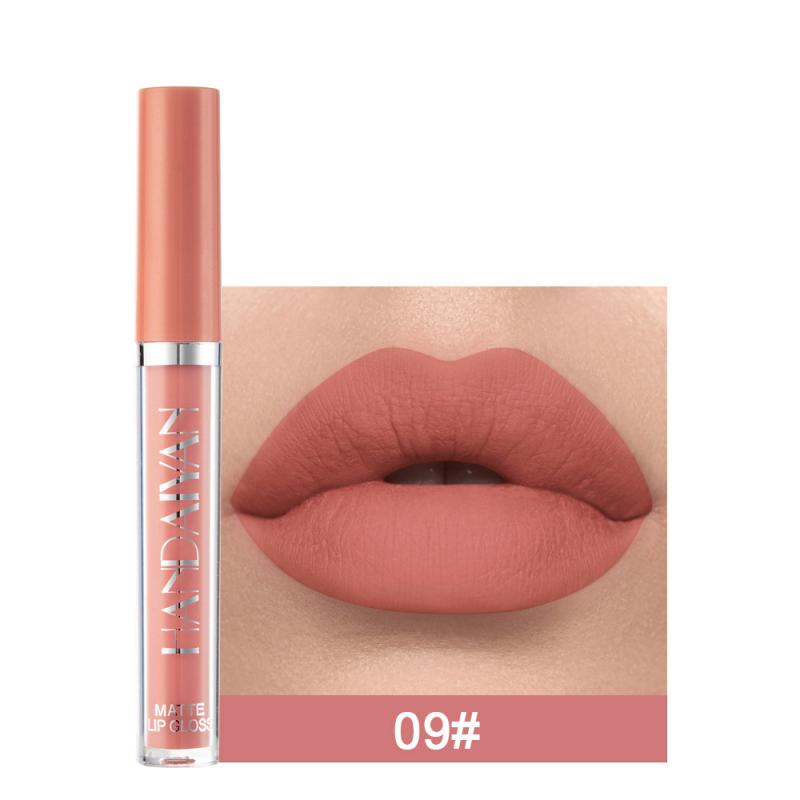 1pc Sexy Long Lasting Waterproof Ultra Matte Nude Liquid Lipstick