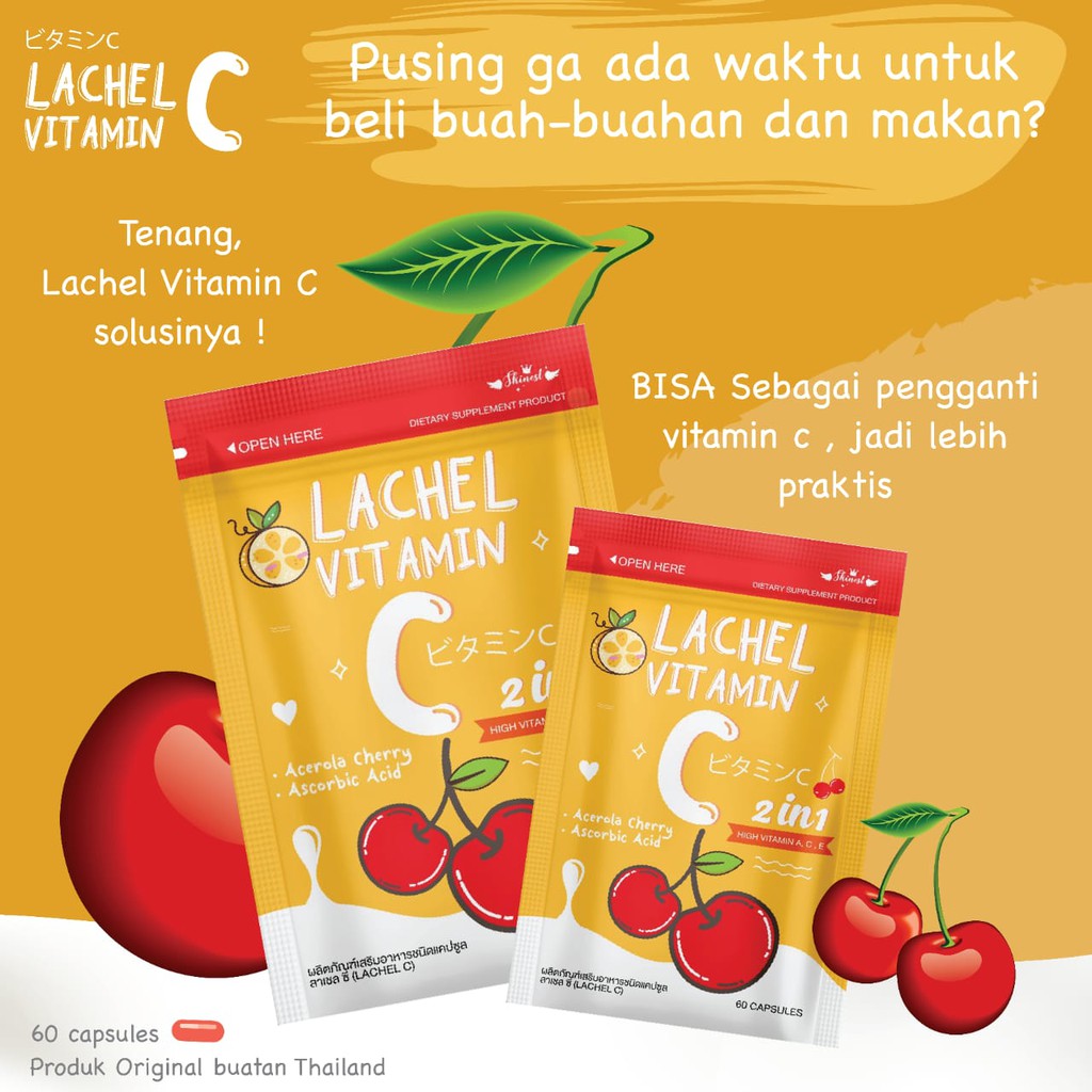 Vitamin C Lachel Immune Booster and Skin Brightener Supplement ...