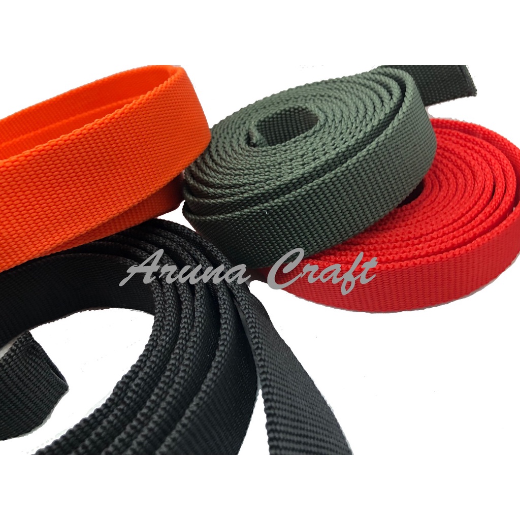 1meter WEBBING Rope DOUBLE TUBULAR Rope 2.0 CM | Shopee Philippines