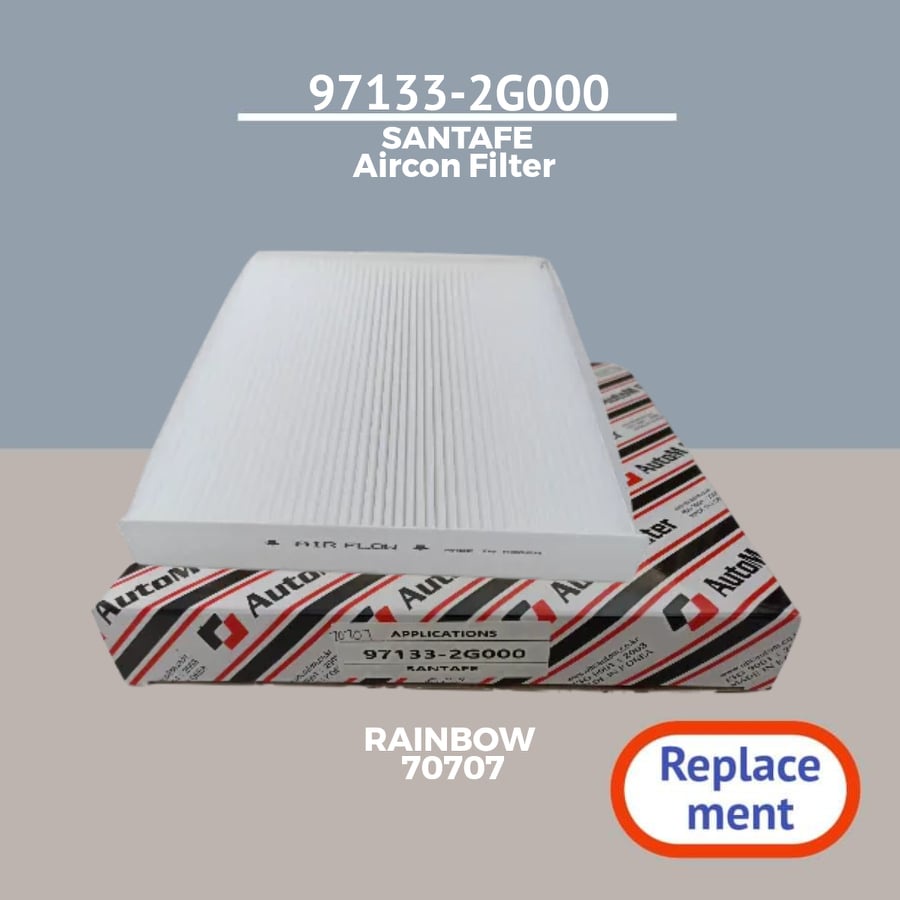 Aircon Filter for HYUNDAI Santafe [Replacement] Part#; 97133-2G000 ...