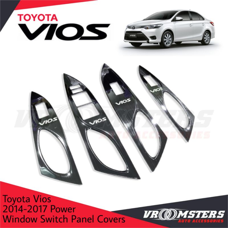 Toyota Vios 2014-2017 Power Window Switch Panel Covers #Vroomsters ...