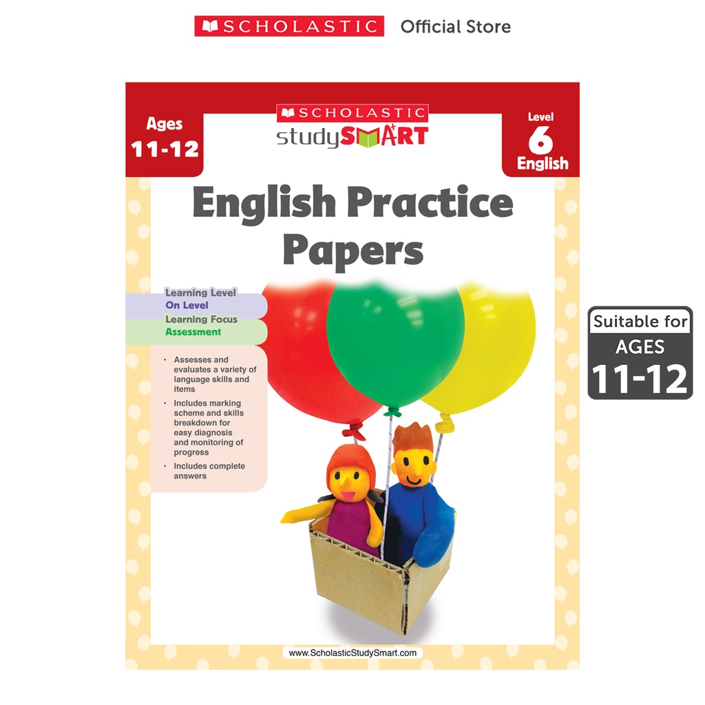 Scholastic : Study Smart: English Practice Papers Level 6 ...