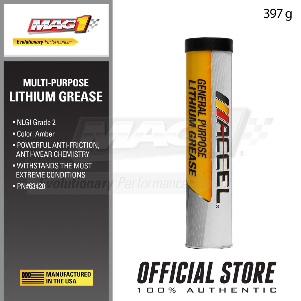 Accel General Purpose Lithium Grease 14oz (397g) 63428(Outlet) | Shopee ...
