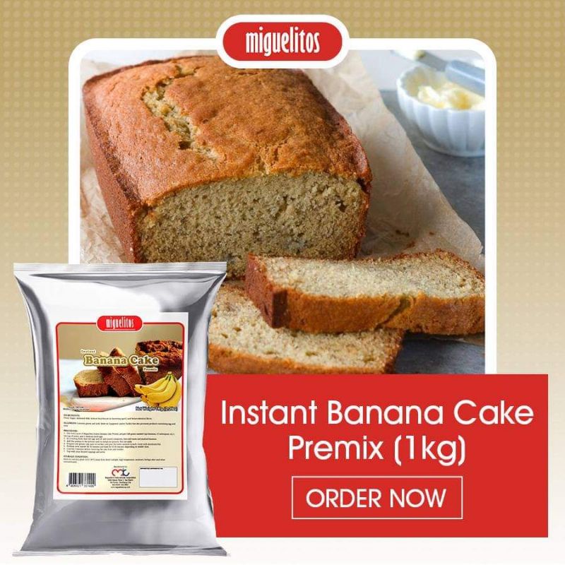 INSTANT BANANA CAKE MIX 1KG | Shopee Philippines