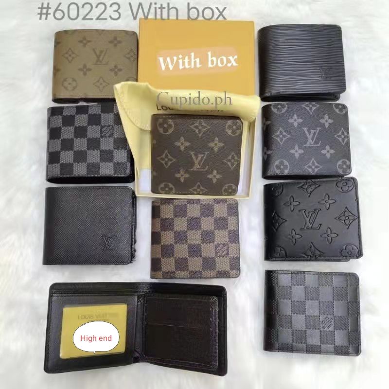 #60223 Fashion mens wallet(With box) | Shopee Philippines