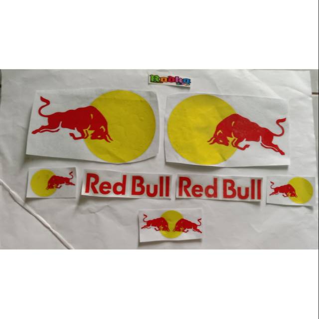 Cutting sticker set RED BULL | Shopee Philippines