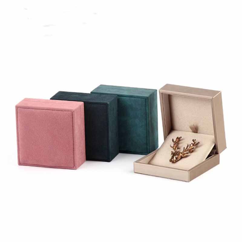 1 Pcs 9x9x4cm pink/cyan/navy bule /Gold color Fashion Brooch display ...