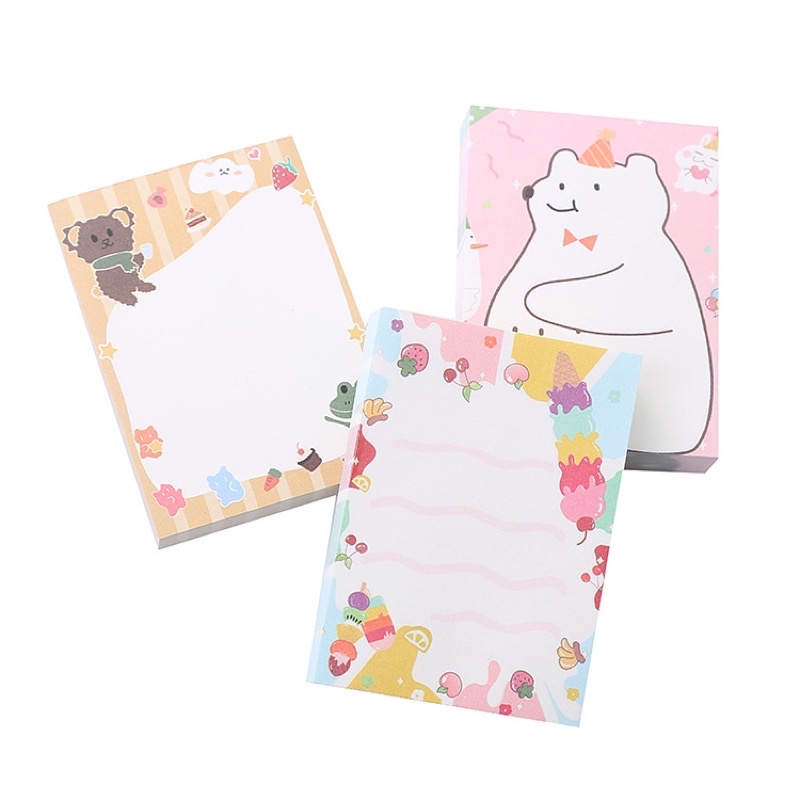 Creative cute Design Sticky Note 100 Pages 5×7cm | Shopee Philippines