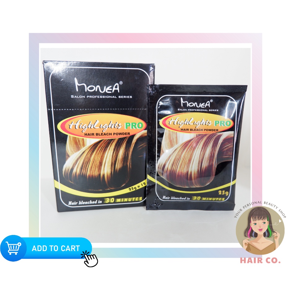MONEA Hair Bleaching Powder Pro | Shopee Philippines