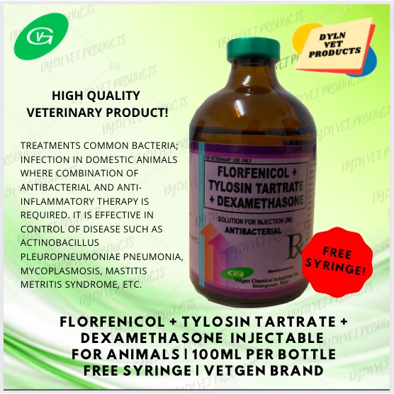 FTD ANTIBACTERIAL INJECTABLES FOR ANIMALS | 100 ML | VETGEN | Shopee ...