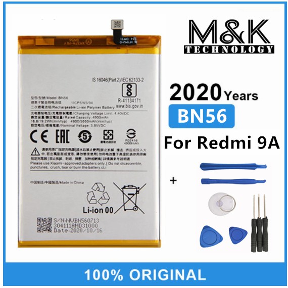 Battery BN48 BM4S BM52 BN53 BN54 BN56 For Redmi Note 6 Pro 9A NOTE9 PRO ...