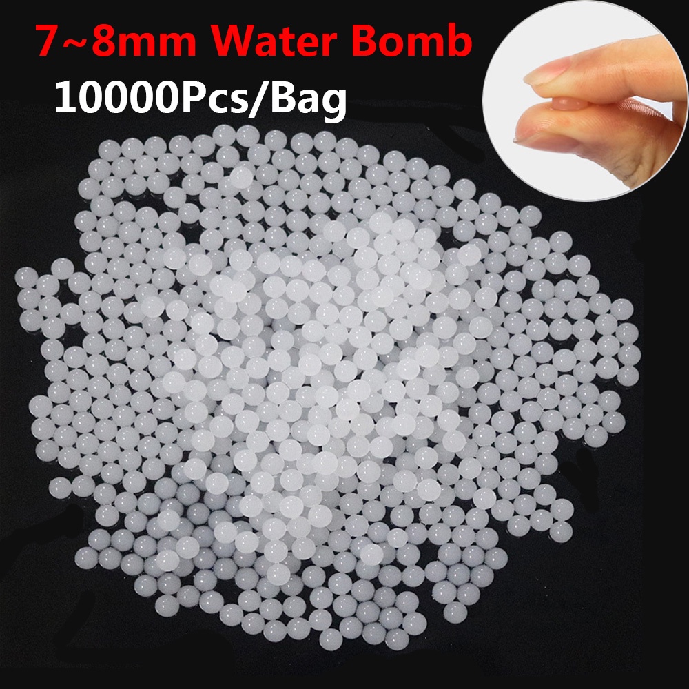 [Ready Stock]Gel blaster water-absorbing beads 7-8mm 10000pcs | Shopee ...