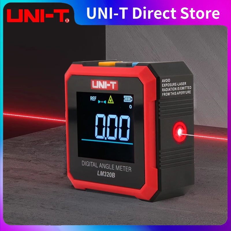 UNI-T LM320A LM320B Magnetic Digital Protractor Spirit Level Goniometer ...