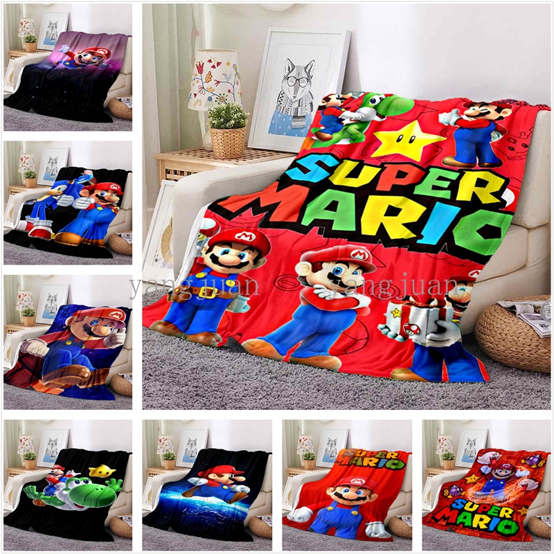 Creative Nintendo Game Character Blanket Super Mario Brothers Anime ...