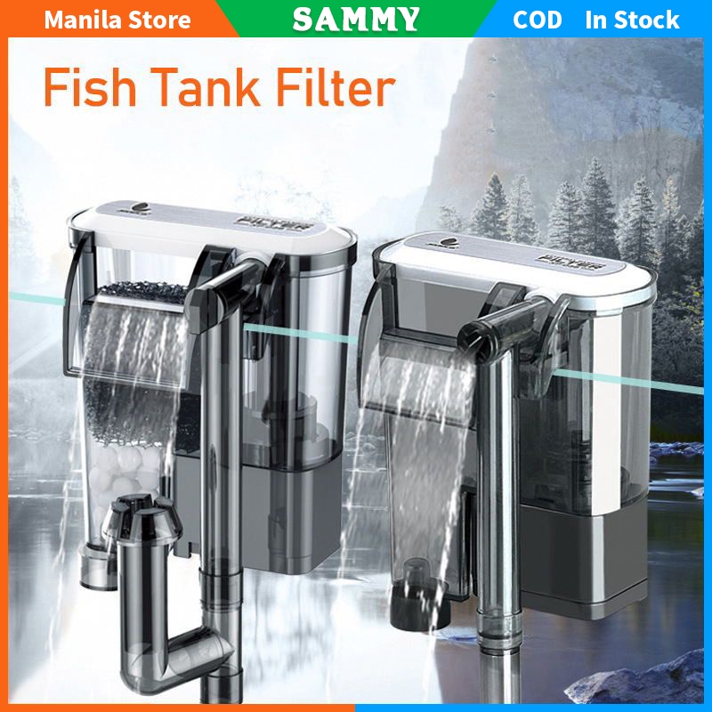 Fish Tank Filter Aquarium Hang On Filter Waterfall Hang On External ...